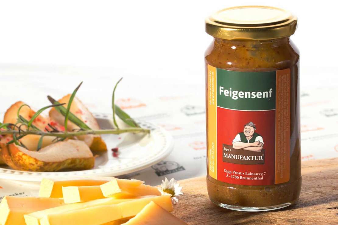 Feigensenf mit 80 % Frucht | Feine Extras | Sepps Käsealm